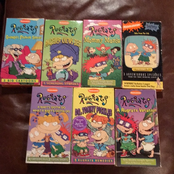 Nickelodeon | Other | Nickelodeon Rugrats Vhs 7 Tapes Vintage | Poshmark